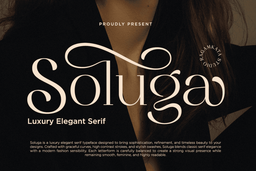 Soluga Demo Font · 1001 Fonts