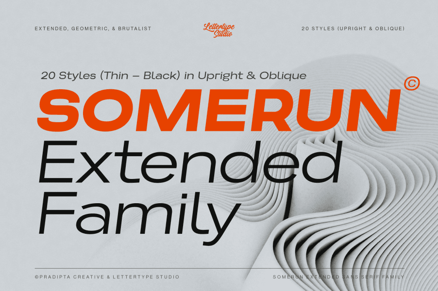 Somerun DEMO Font Family · 1001 Fonts