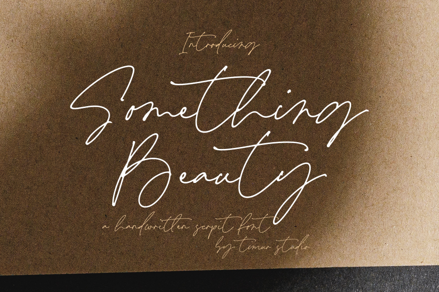 Something Beauty Font · 1001 Fonts