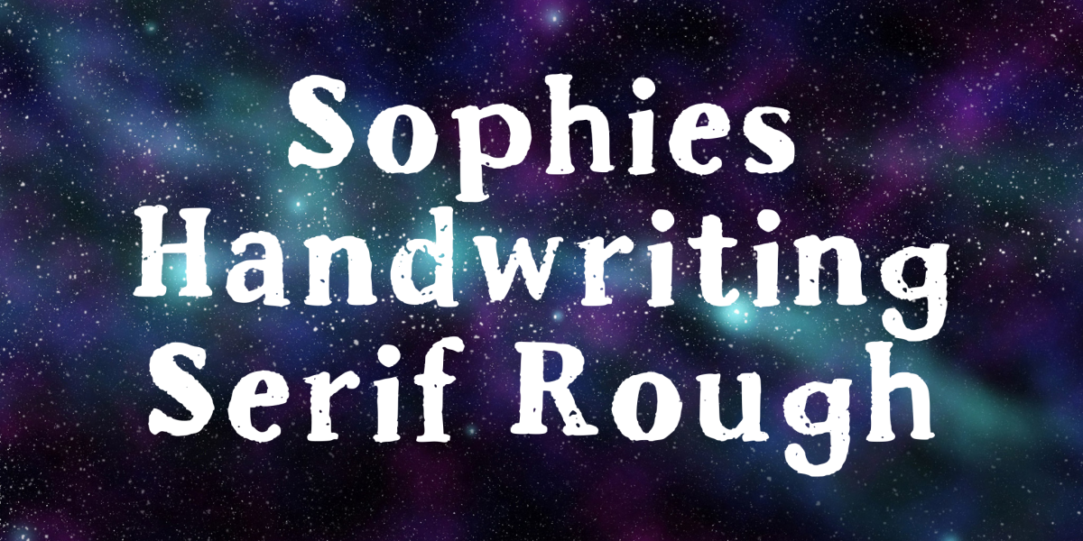 Sophies Handwriting Serif Rough Font · 1001 Fonts