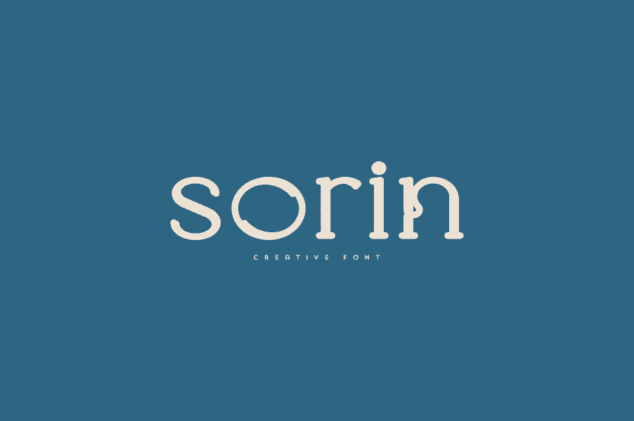 Sorin Font · 1001 Fonts