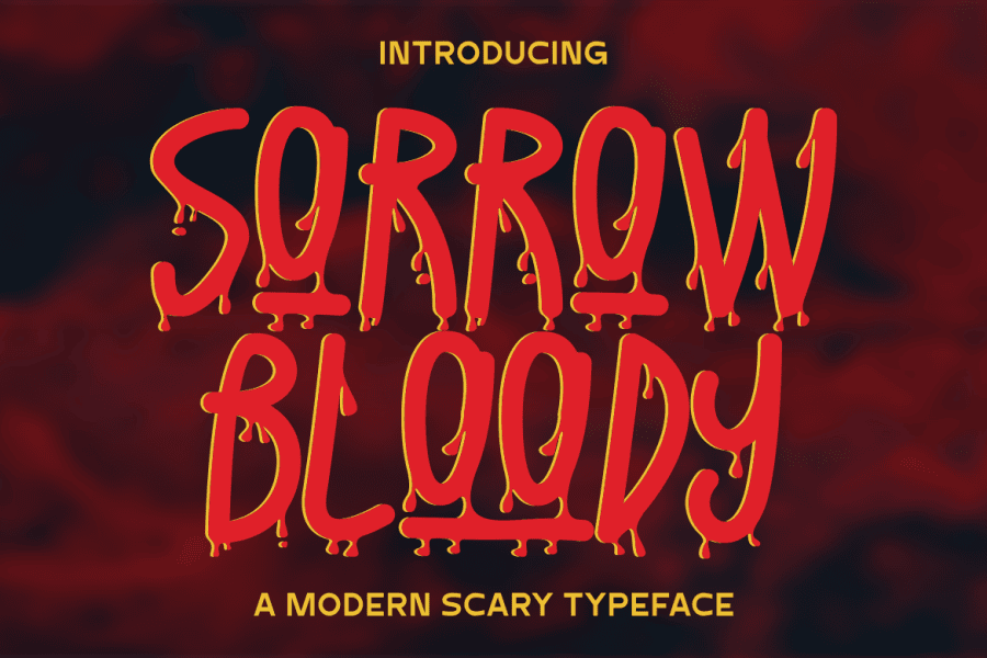 Sorrow Bloody Font · 1001 Fonts