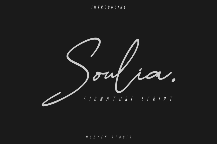 Soulia Font · 1001 Fonts