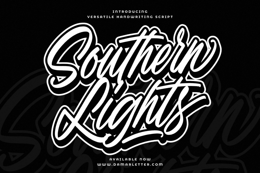 Southern Lights Font Family · 1001 Fonts