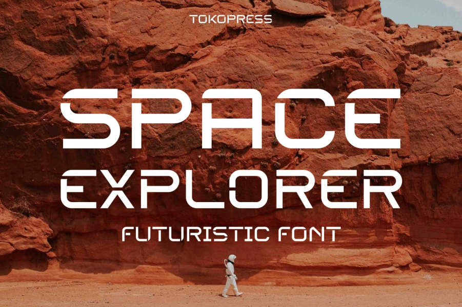 SPACE EXPLORER Font · 1001 Fonts