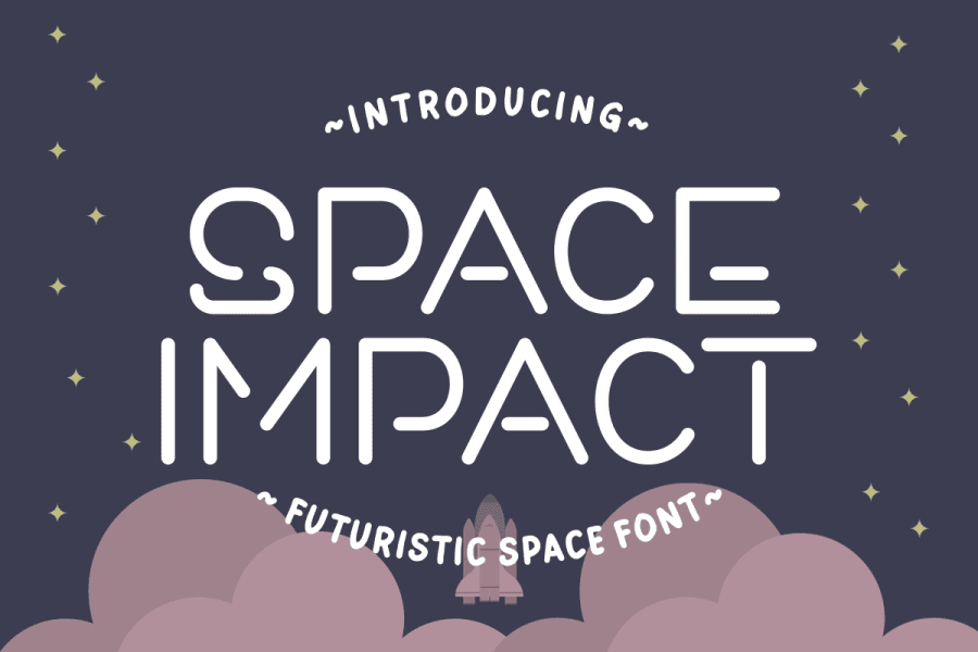 Space Impact Font · 1001 Fonts