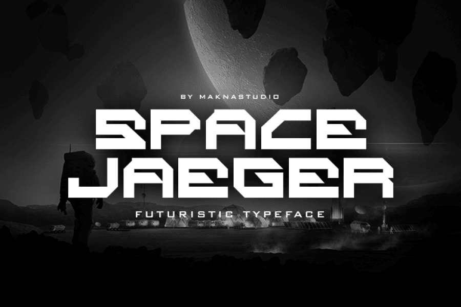 SPACE JAEGER Font · 1001 Fonts