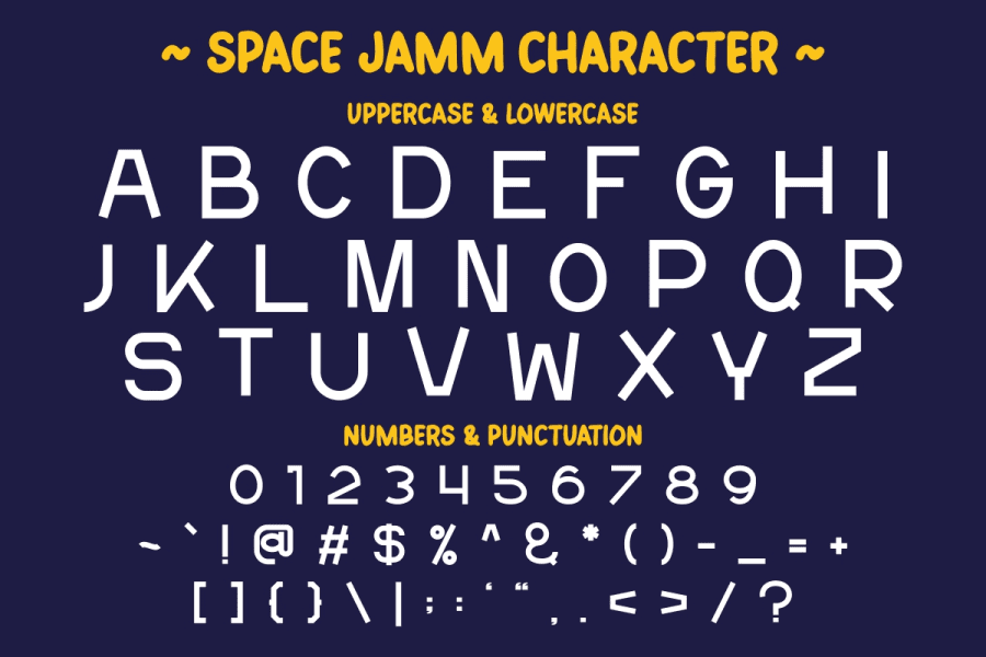 Space Jamm Font · 1001 Fonts