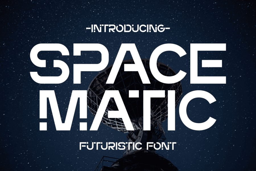 Space Matic Font · 1001 Fonts