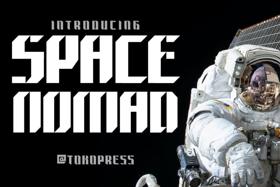SPACE-NOMAD Font · 1001 Fonts