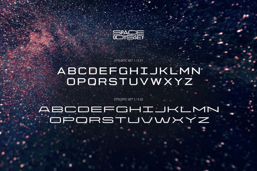 Space Odyssey Font · 1001 Fonts