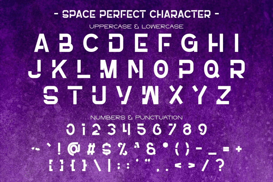Space Perfect Font · 1001 Fonts