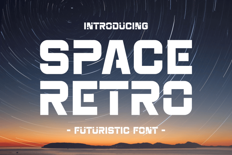 Space Retro Font · 1001 Fonts