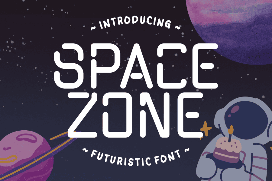 Space Zone Font · 1001 Fonts