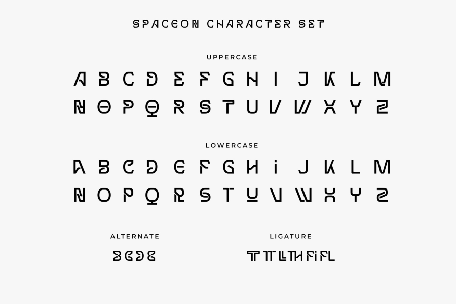 Spaceon Font · 1001 Fonts