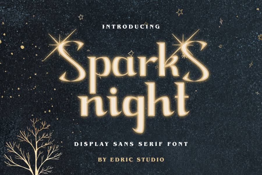 Spark Night Demo Font Family · 1001 Fonts