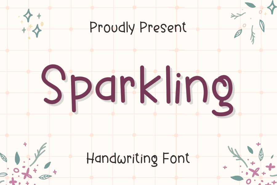 Sparkling Font · 1001 Fonts