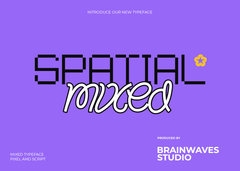 Spatial Mixed DEMO Font · 1001 Fonts
