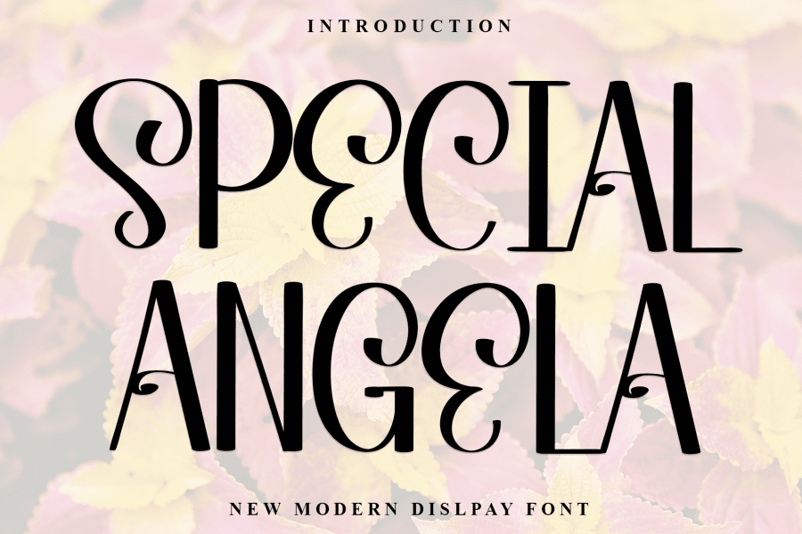 Special Angela Font · 1001 Fonts