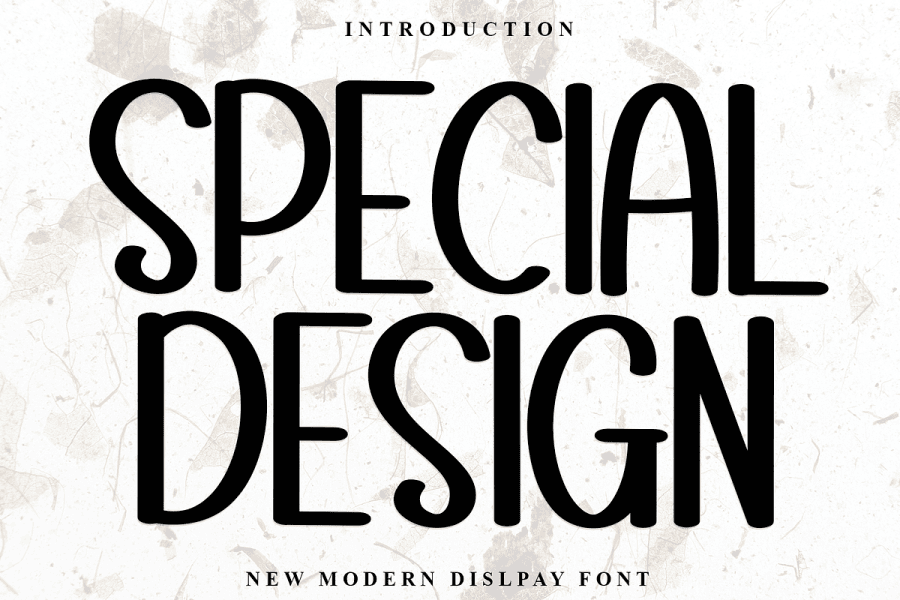 Special Design Font · 1001 Fonts