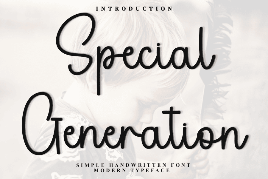 Special Generation Font · 1001 Fonts