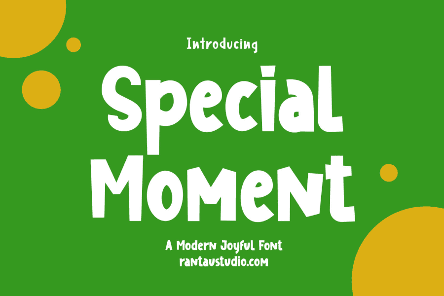 Special Moment Font · 1001 Fonts