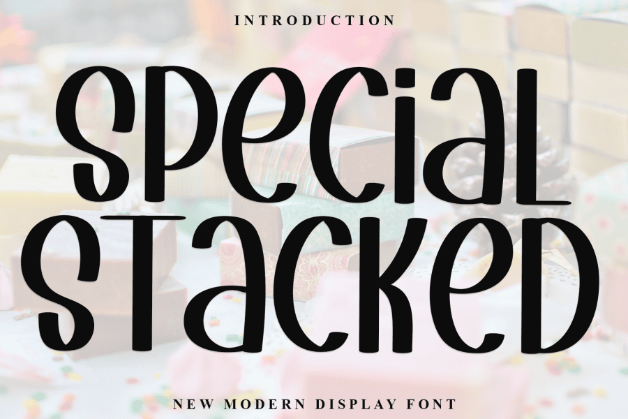Special Stacked Font · 1001 Fonts
