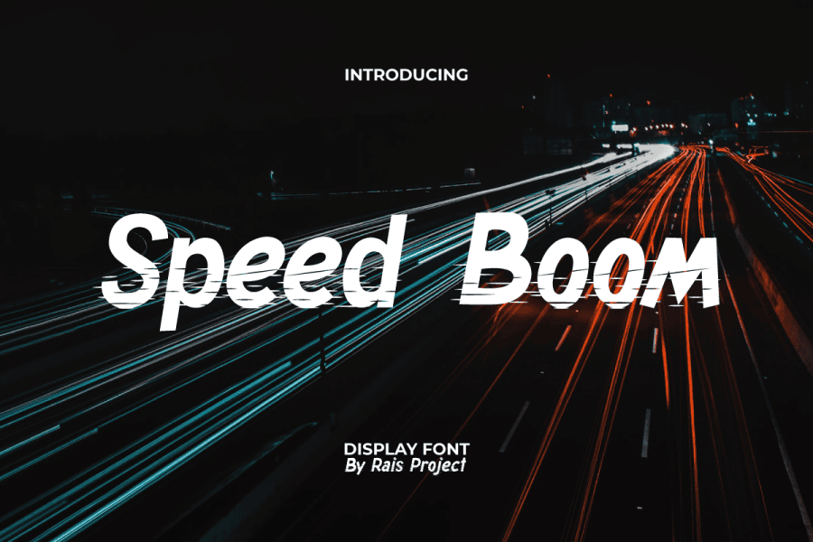 Speed Boom Demo Font · 1001 Fonts