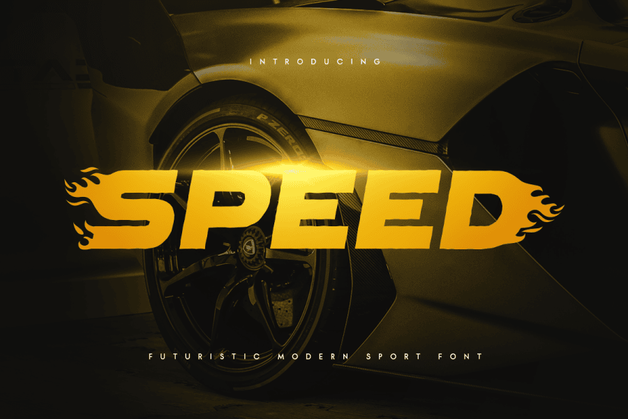 SPEED Font · 1001 Fonts