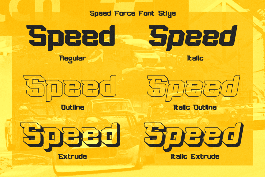 Speed Force DEMO Font · 1001 Fonts