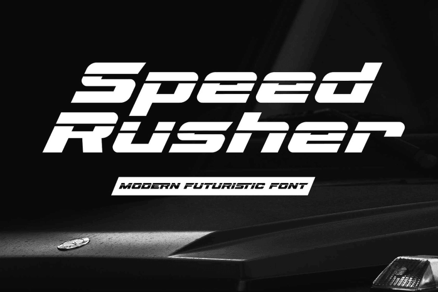 Speed Rusher Font · 1001 Fonts
