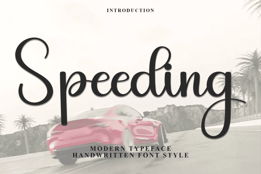 Speeding Ticket Font · 1001 Fonts