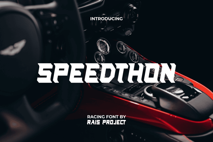 SpeedthonDemo Font · 1001 Fonts