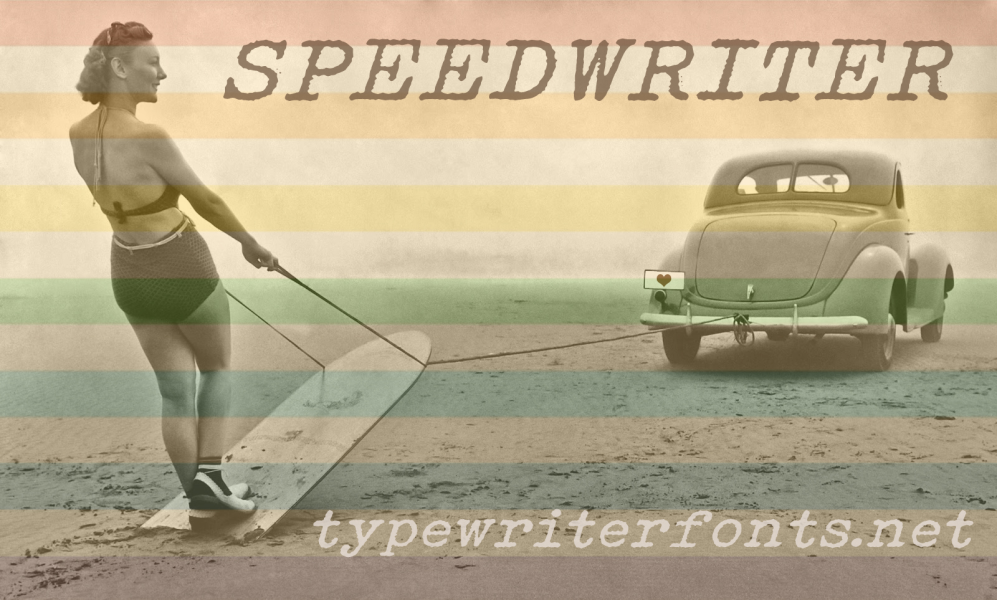 Speedwriter Font · 1001 Fonts