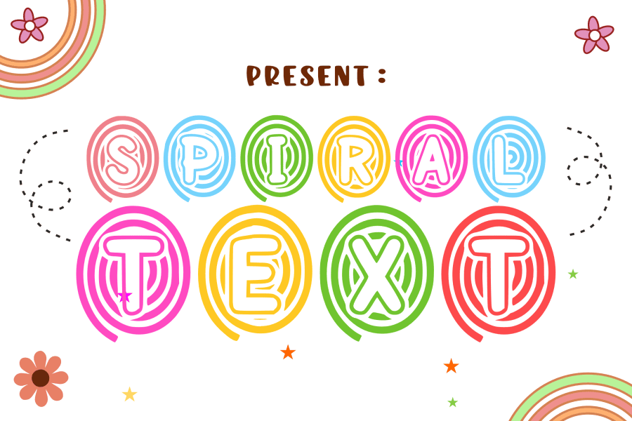 Spiral Text Font · 1001 Fonts