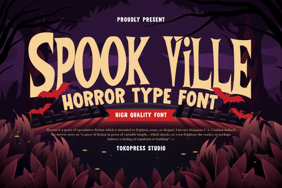 Spook Ville Font · 1001 Fonts