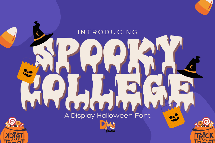 Spooky College Font · 1001 Fonts