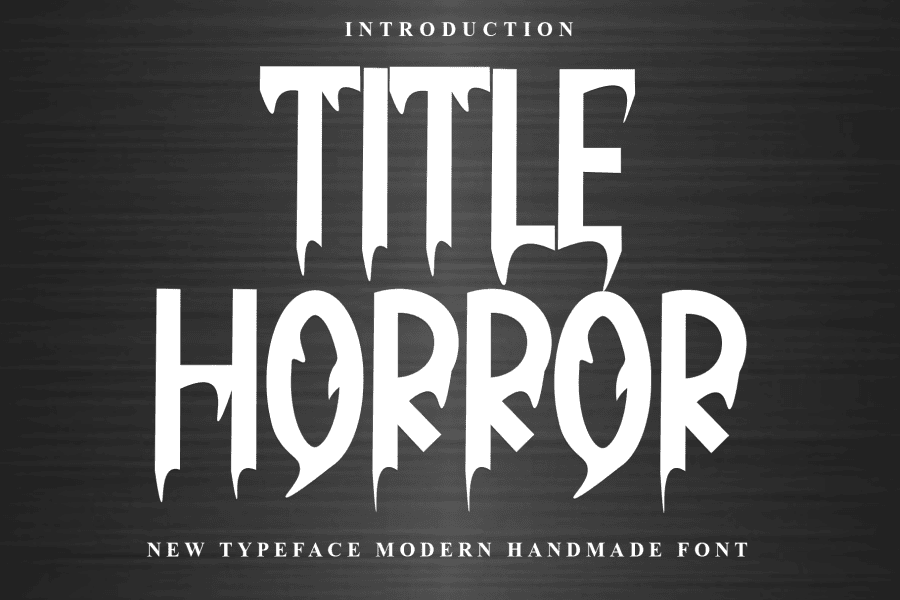 Spooky Horror Font · 1001 Fonts