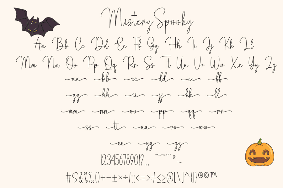 SPOOKY MISTERI Font · 1001 Fonts