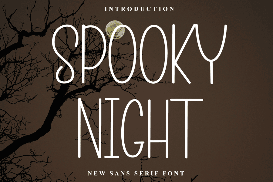 Spooky Night Font · 1001 Fonts