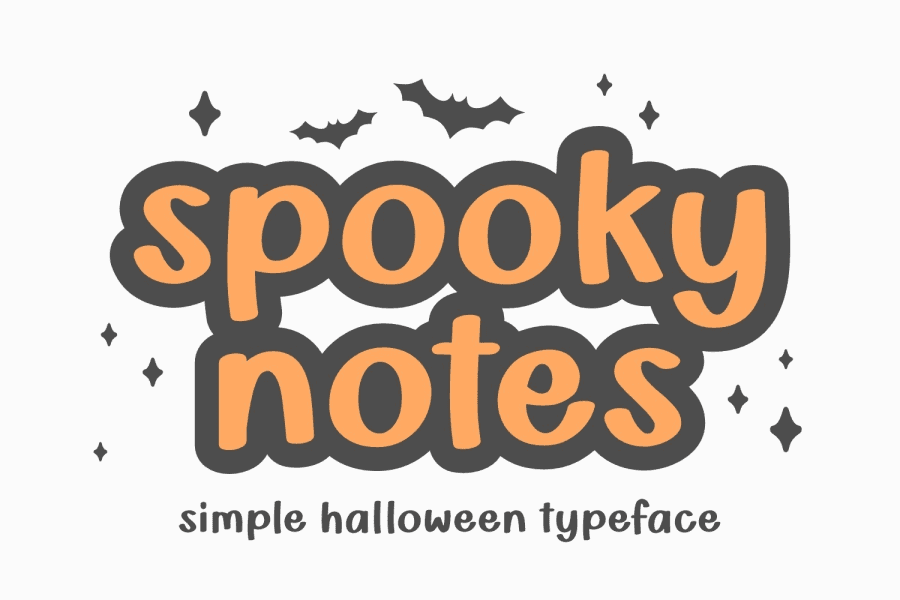 Spooky Notes Font · 1001 Fonts