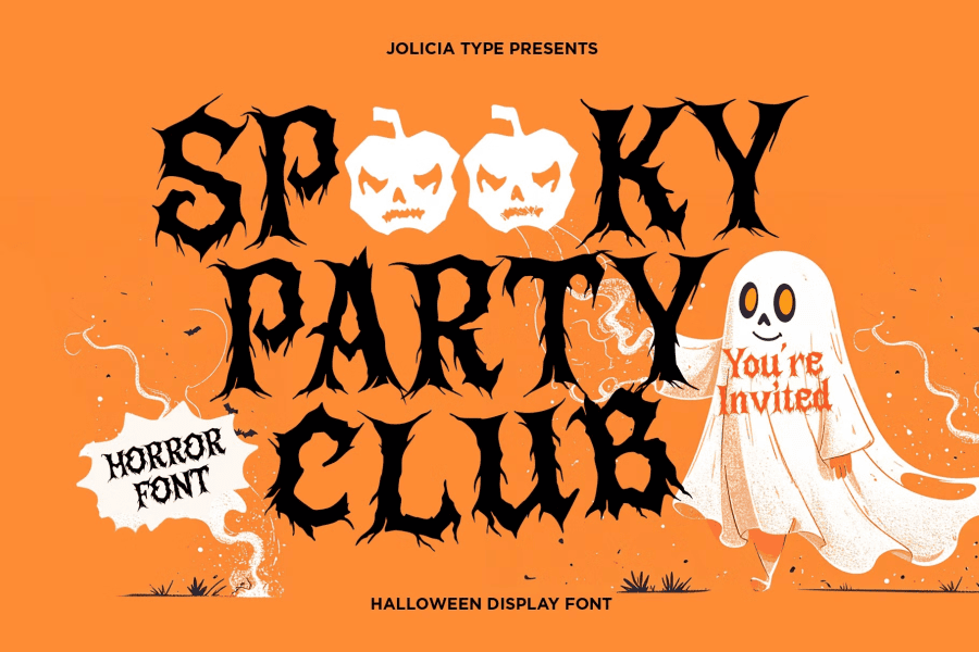 Spooky Party Club Font · 1001 Fonts
