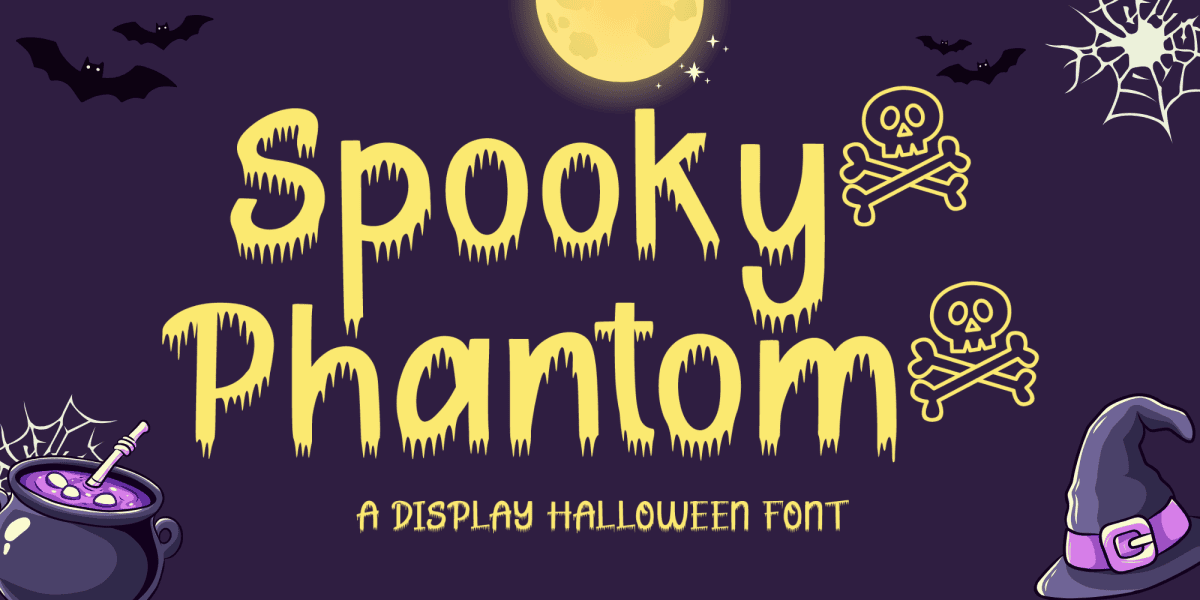 Spooky Phantom Font · 1001 Fonts