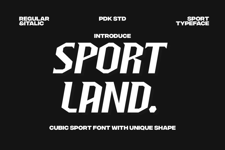 4 Free Esport, Old School, Soccer Fonts · 1001 Fonts