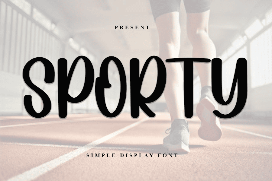 SPORTY Font · 1001 Fonts