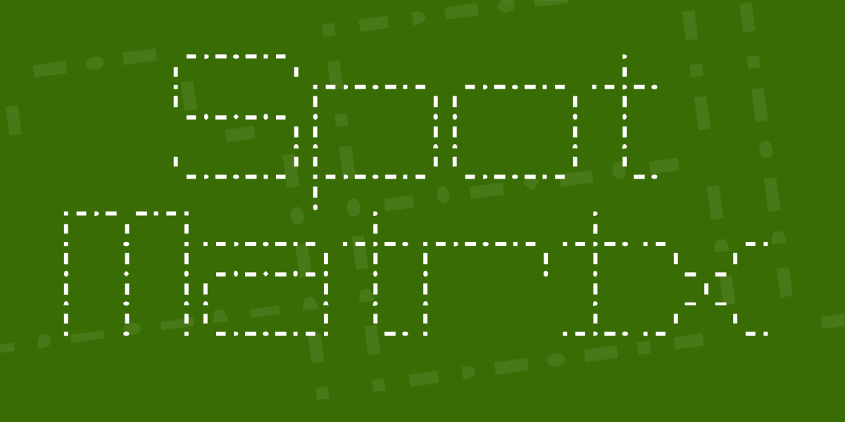 Spot Matrix Font · 1001 Fonts