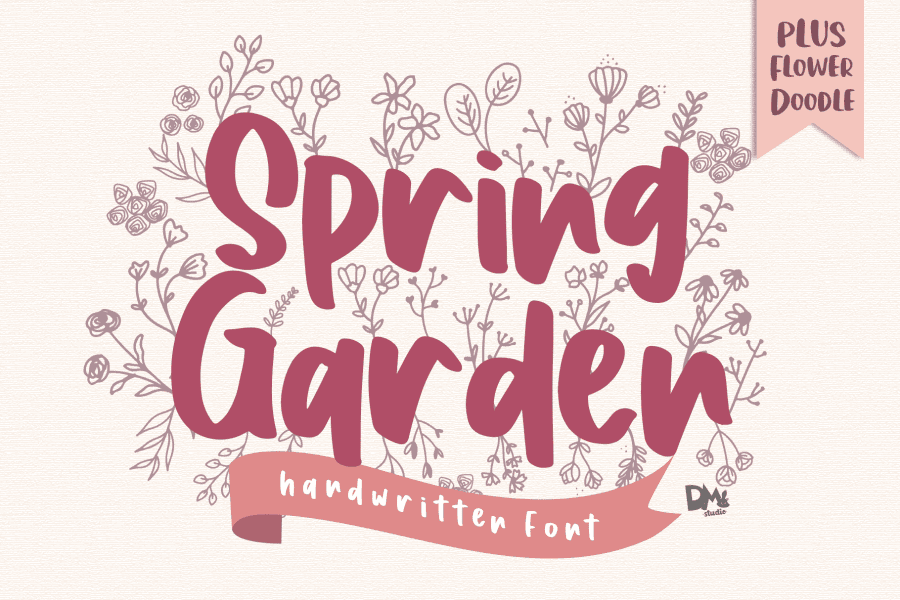 Spring Garden Font · 1001 Fonts