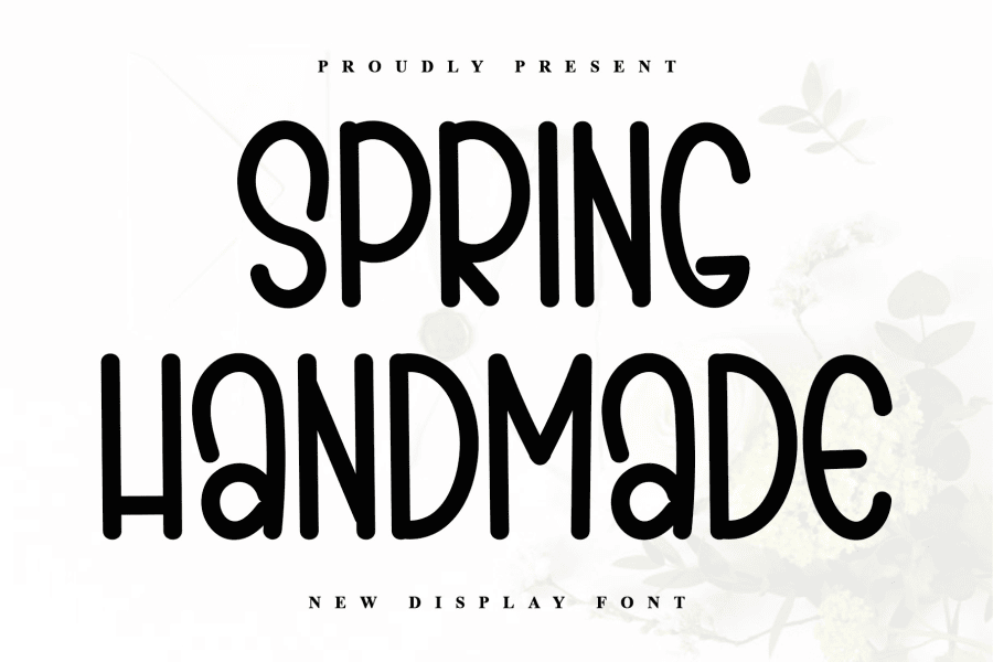 SPRING HANDMADE Font · 1001 Fonts