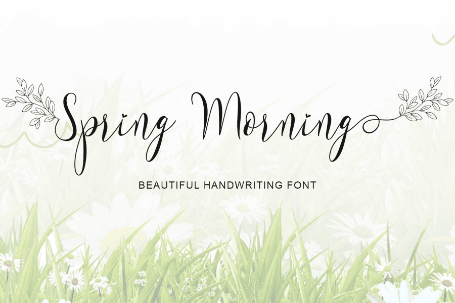 Spring Morning Font · 1001 Fonts