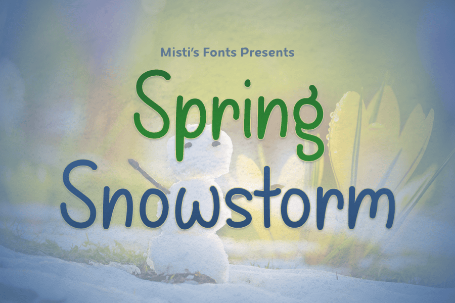 Spring Snowstorm Font · 1001 Fonts